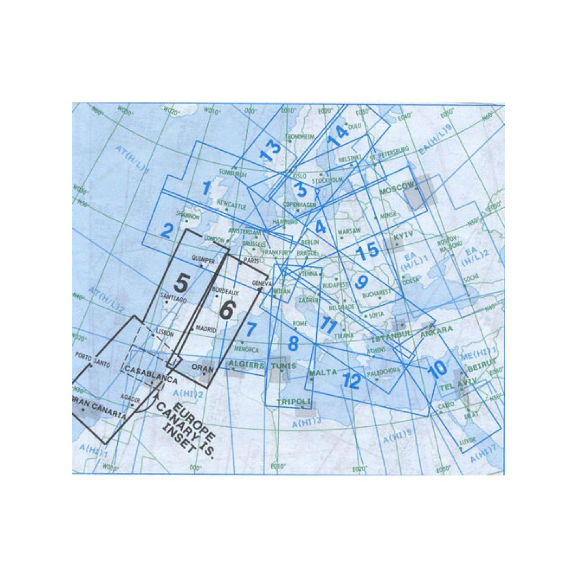 Jeppesen Upper Space IFR Chart | BuckerBook