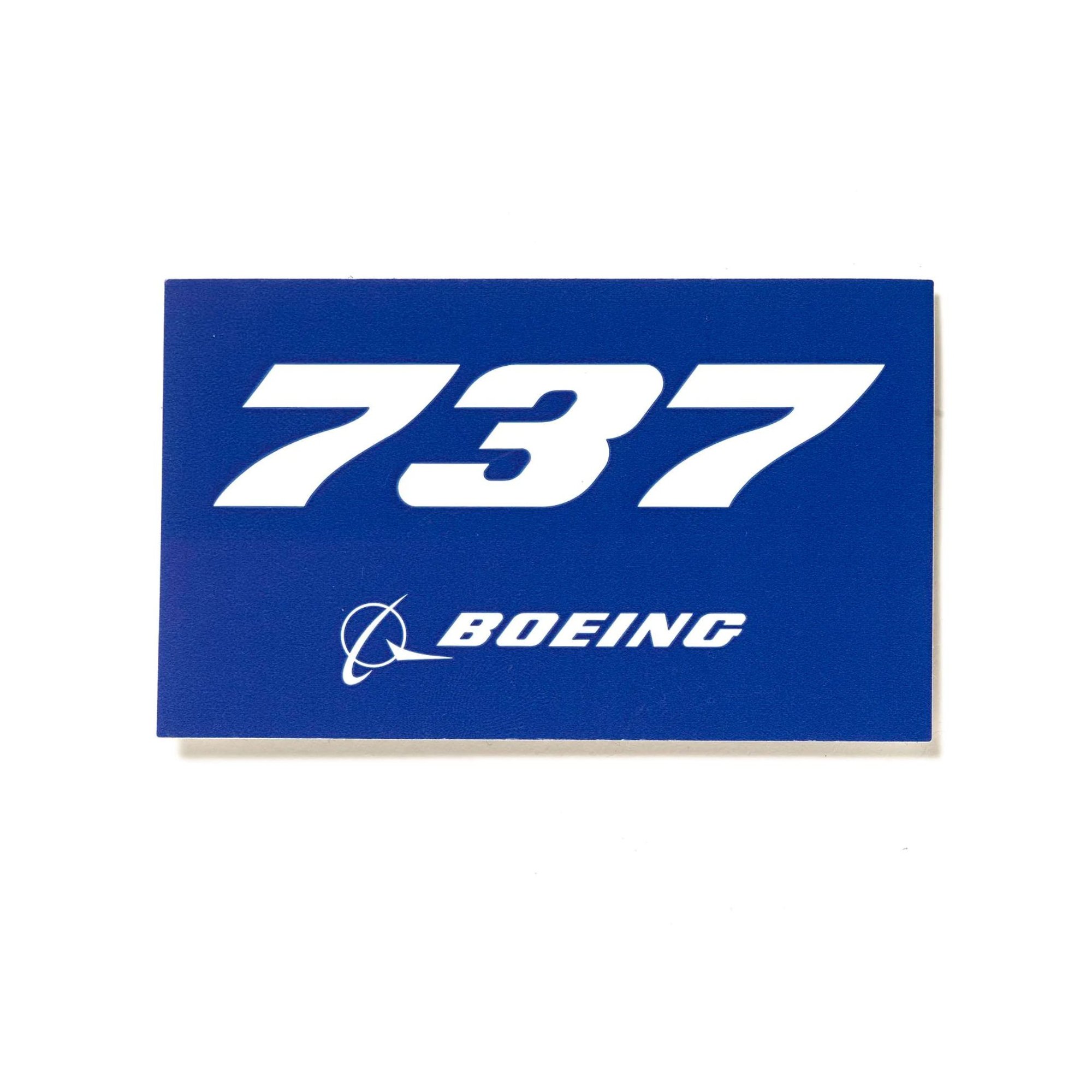 Boeing B737 Blue Sticker | BuckerBook